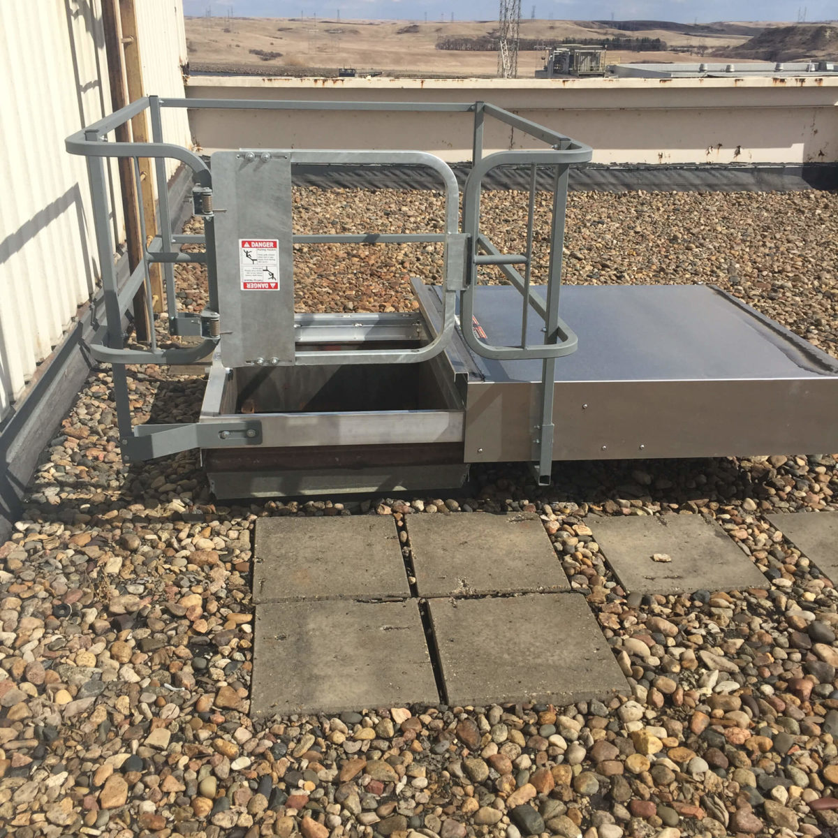 Slidewise™ Roof Hatch – Aluminum | PS Access Solutions®