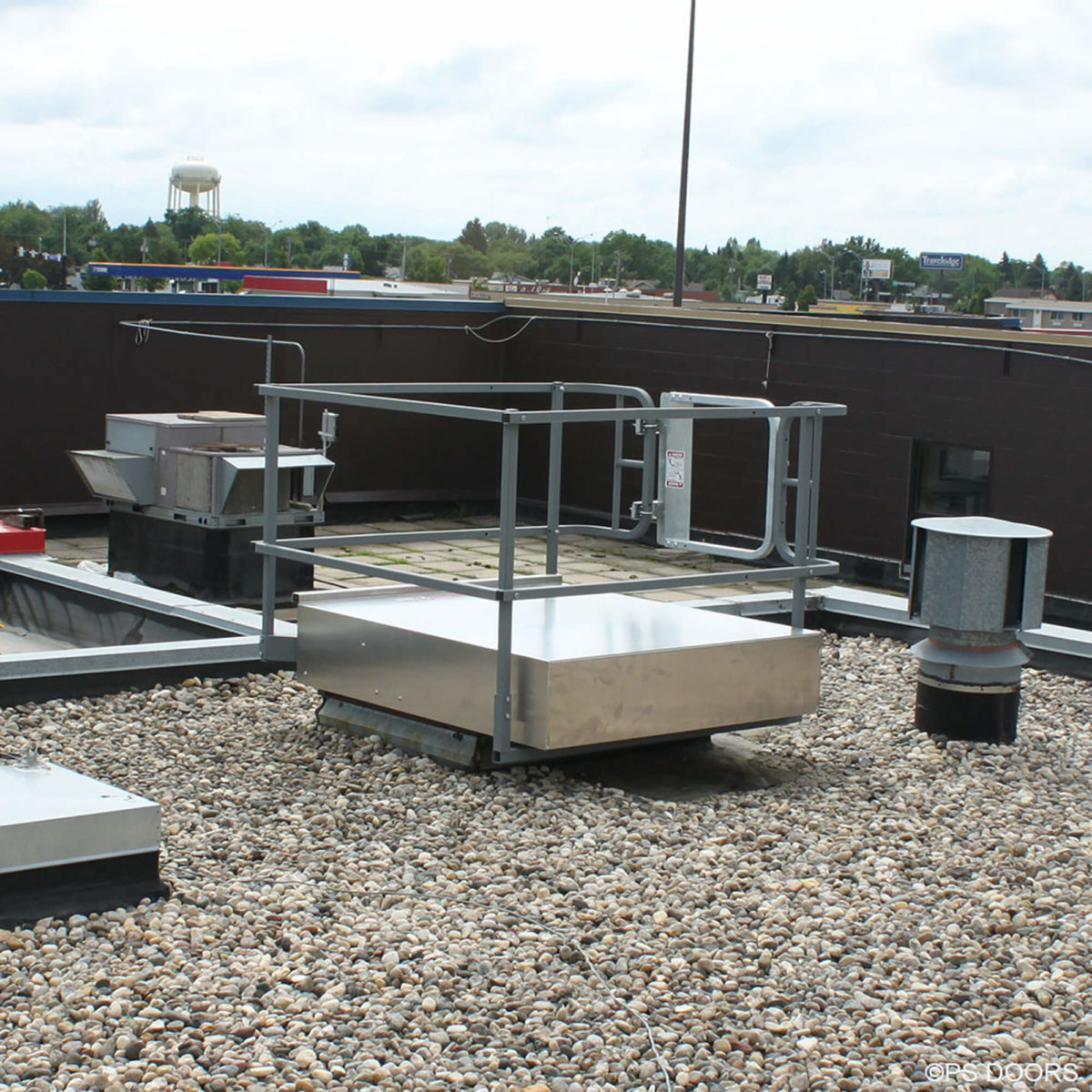 Slidewise™ Roof Hatch – Aluminum | PS Access Solutions™