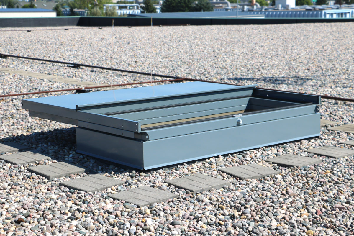 Slidewise™ Roof Hatch – Mild Steel | PS Access Solutions®